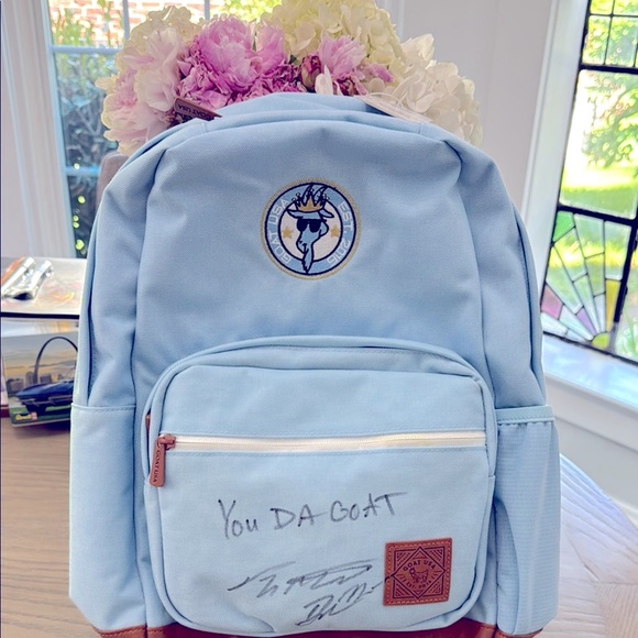 Goat Usa | Accessories | Goat Usa Nwt And Autographed Og Backpack In Carolina Blue | Poshmark